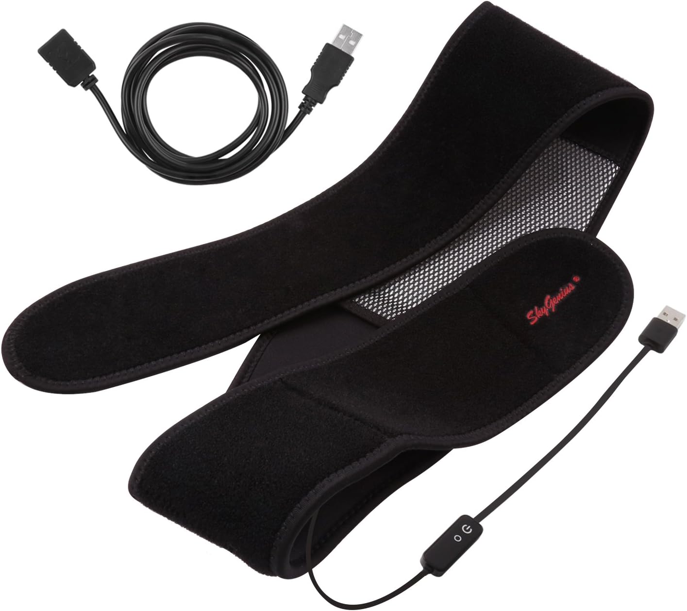 Amazon.com: Heating Waist Belt Graphene USB Powered, Portable Electric ...