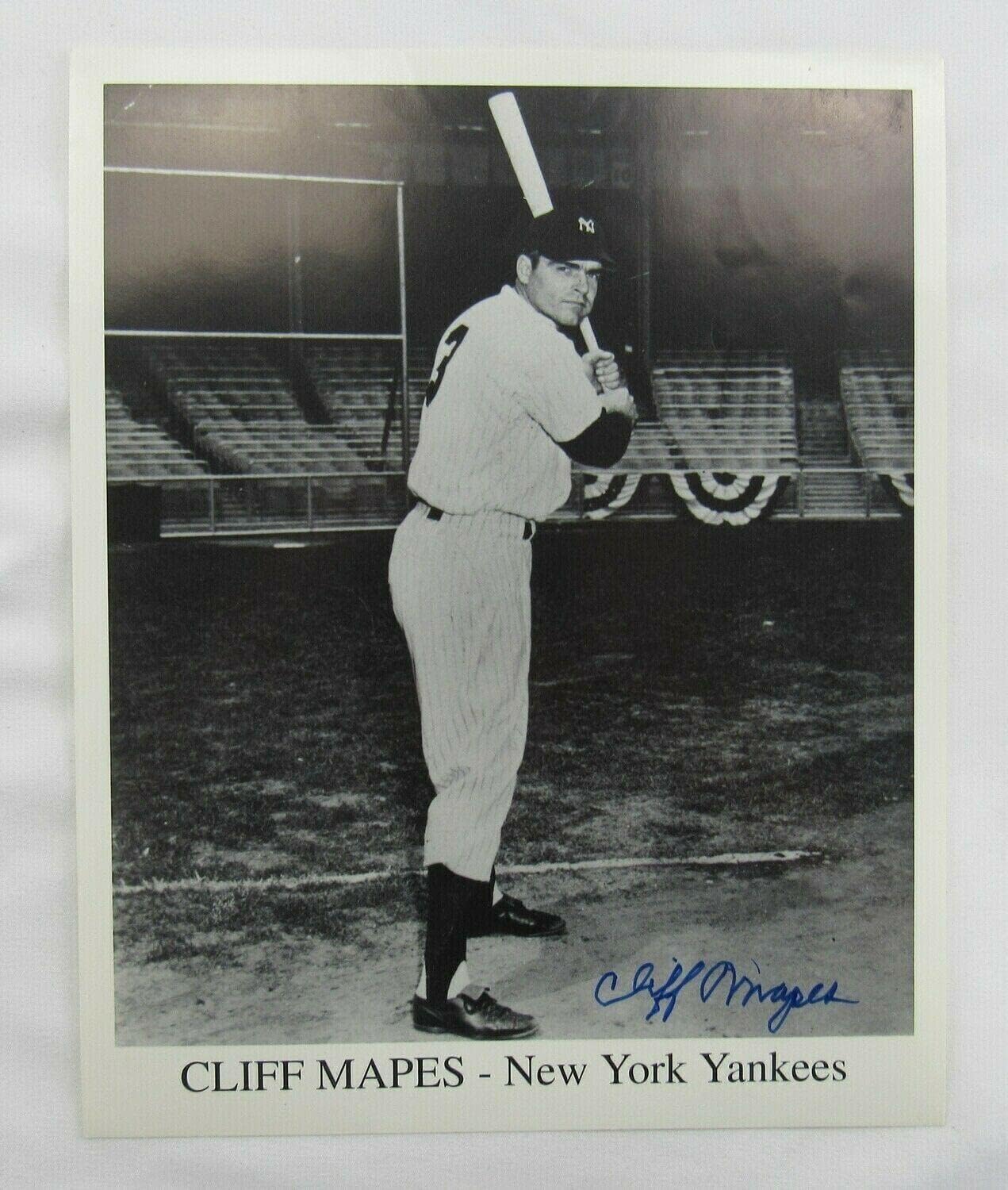 Cliff Mapes Signed Auto Autograph 8x10 Photo I - Autographed MLB Photos ...