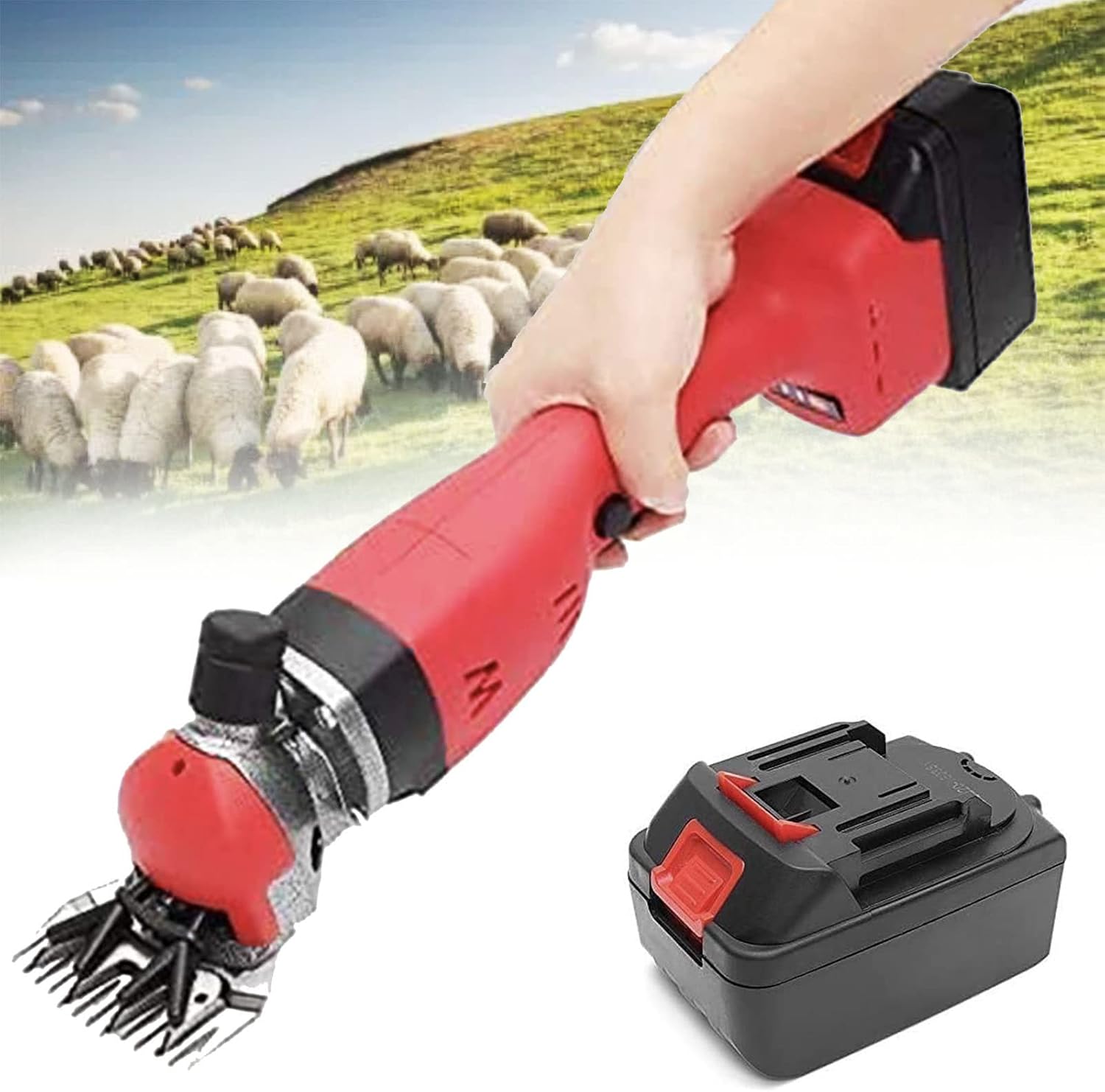 Amazon.com: Brushless Electric Sheep Shears 280W Wool Scissors ...