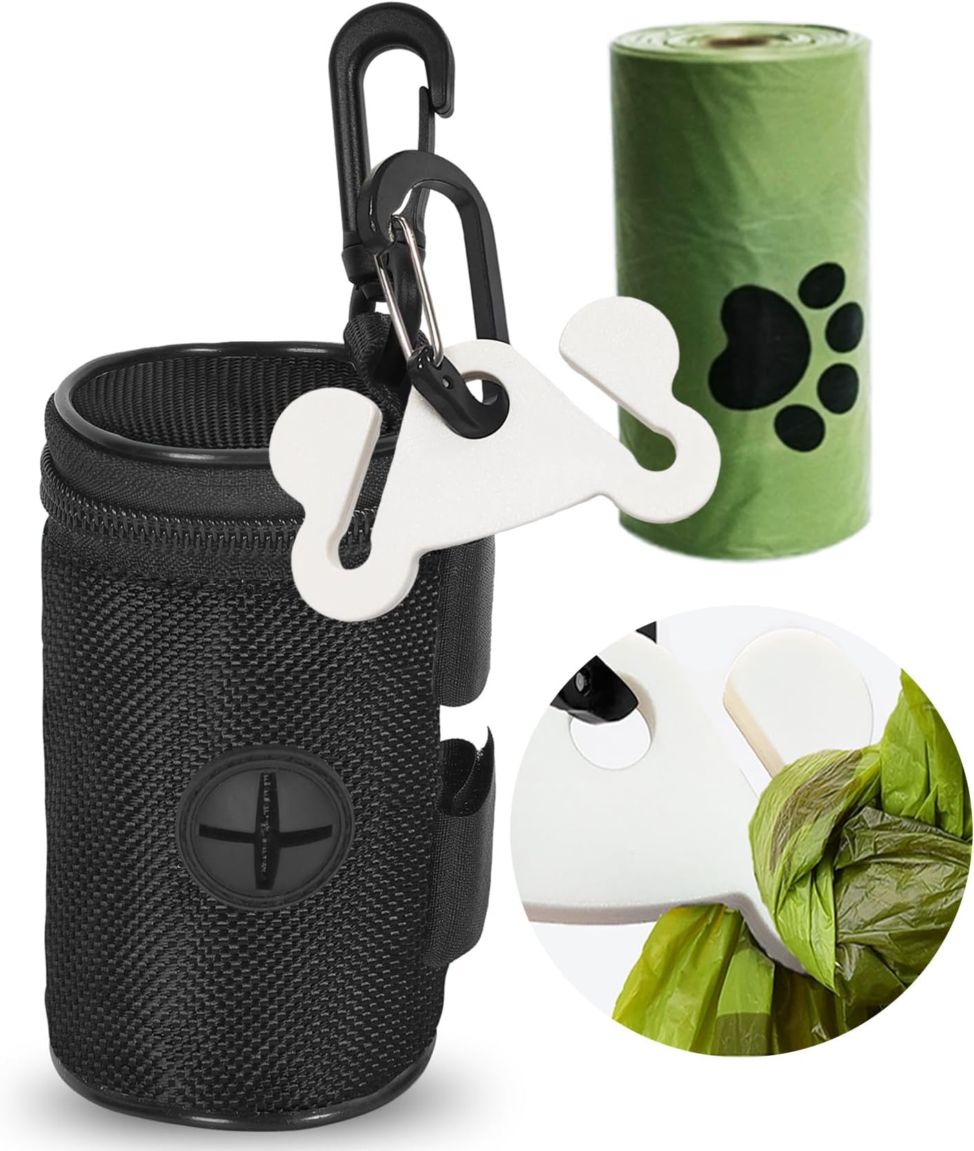 Amazon.com: TUBERK Premium Leather Dog Waste Bag Holder, Stylish and ...
