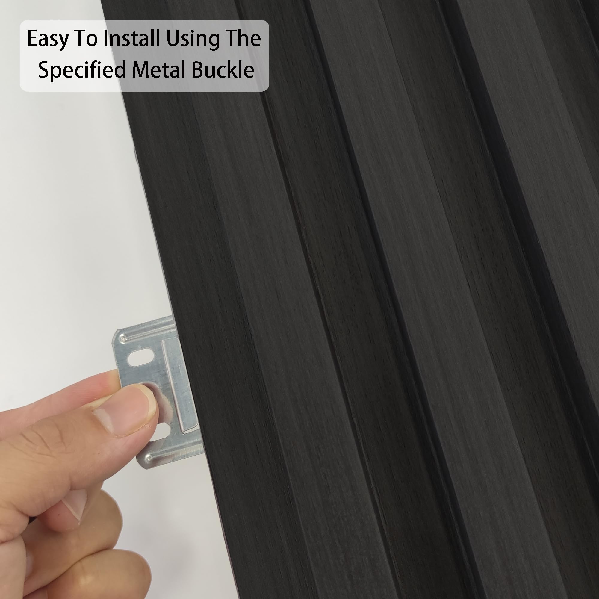 Snapklik.com : INNO STICKERS 6-Piece WPC Acoustic Slat Wall Panel For ...