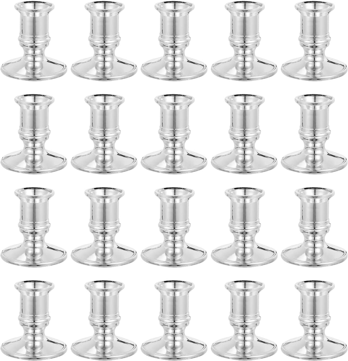 Amazon.com: 20pcs Plastic Electronic Candle Base Modern Traditional ...