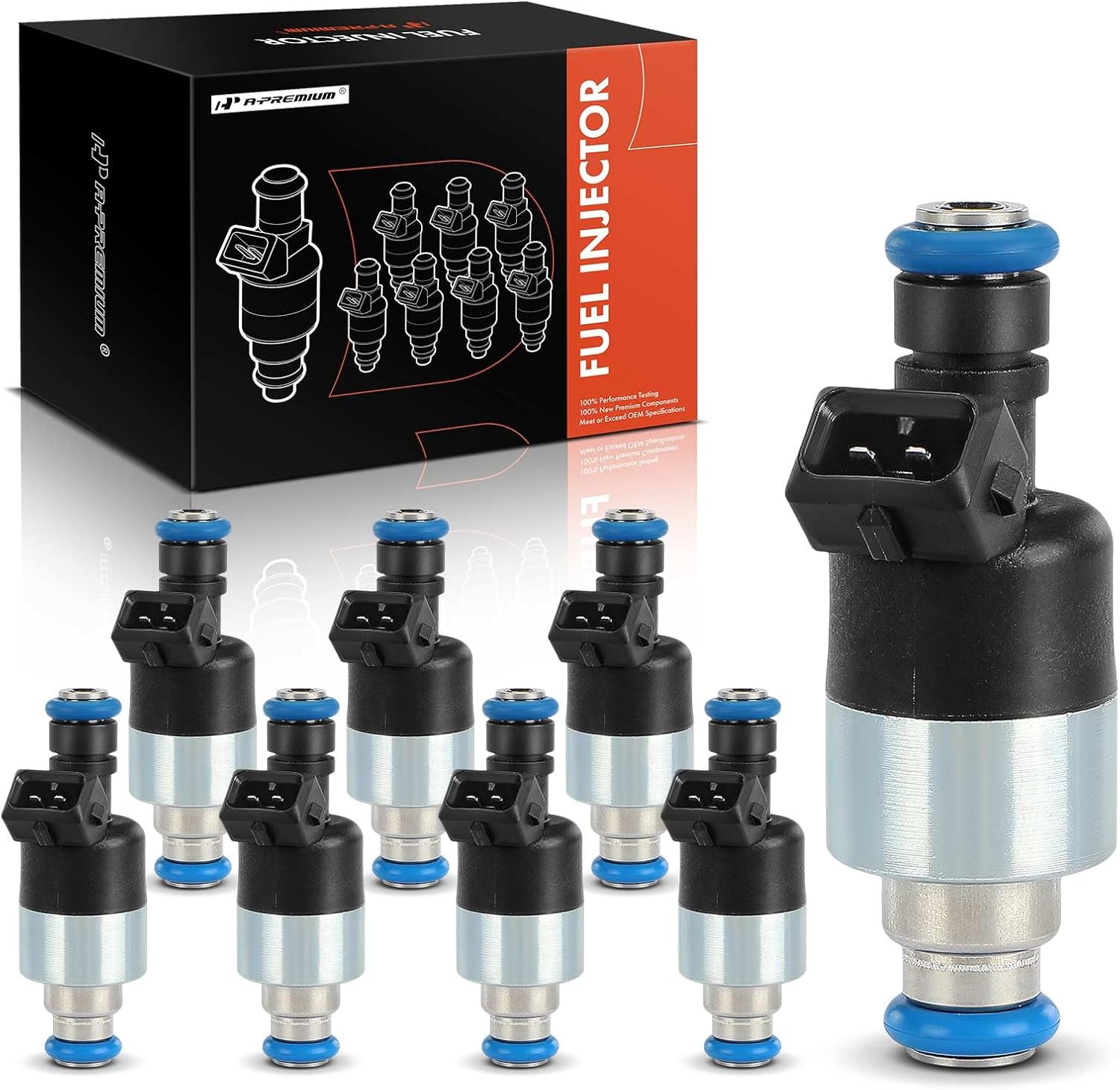 Amazon.com: A-Premium Set of 8 Fuel Injectors Compatible with Chevrolet ...