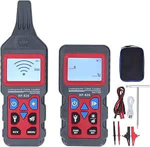 Amazon.com: Underground Cable Tester, Locator Wire Tracker Detector, 12 ...