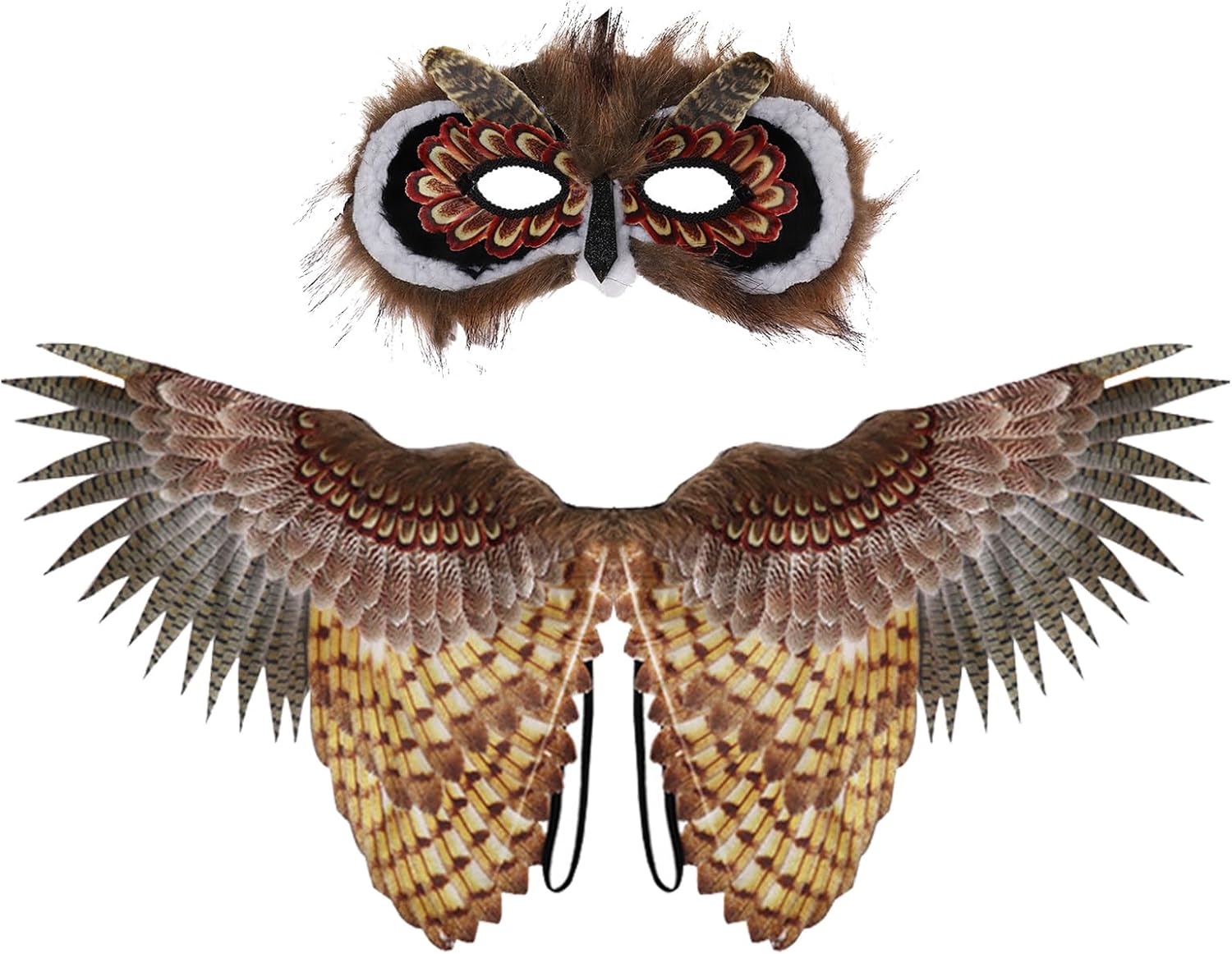 Amazon.com: Alodidae Owl Wings Mask Costume Set Bird Wing Eagle Hawk ...