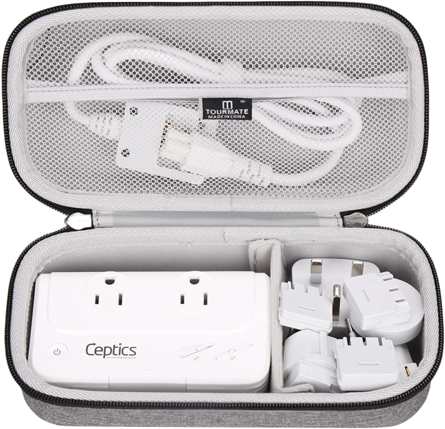 Amazon.com : Tourmate Hard Case for Ceptics Travel Voltage Converter ...