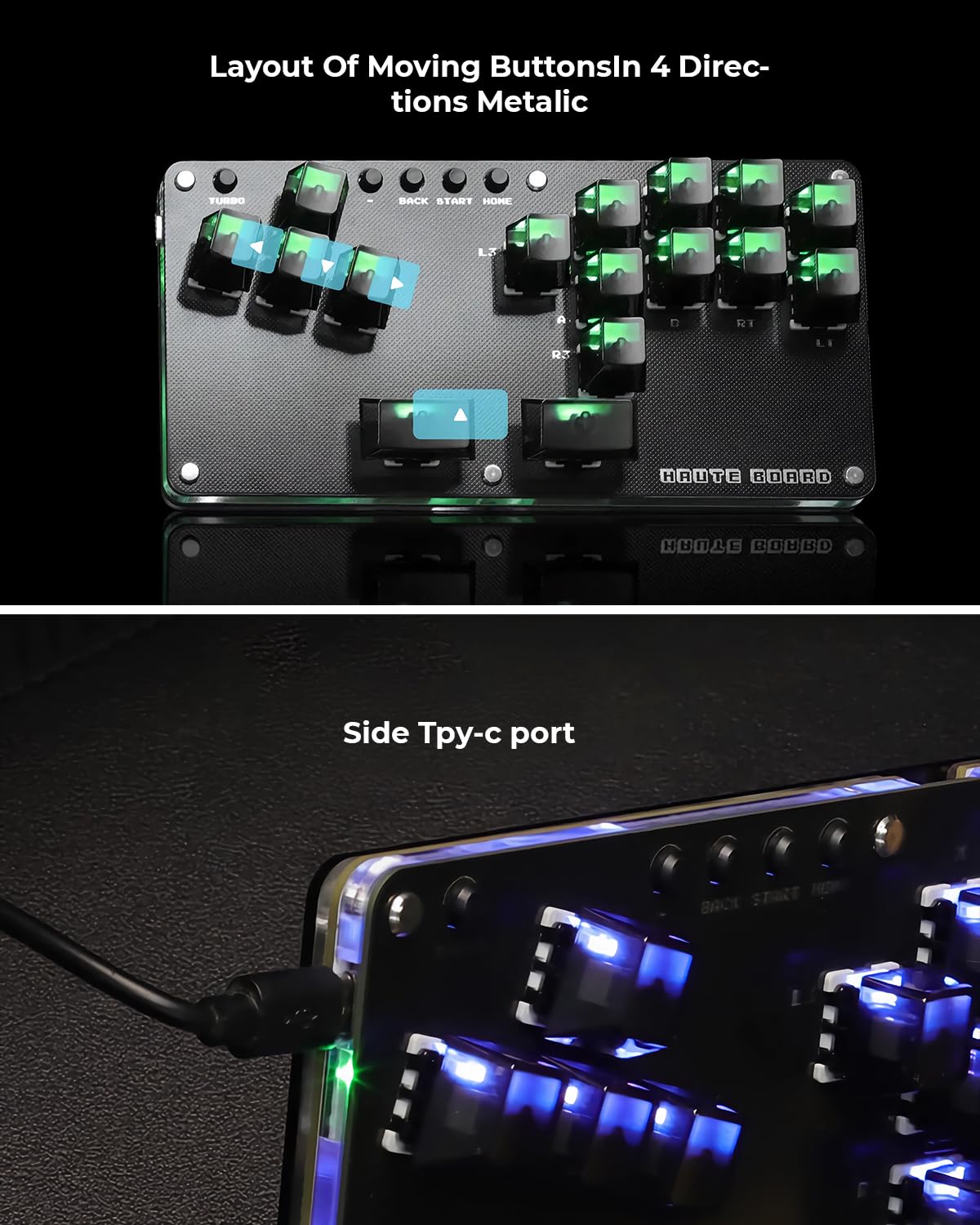 Sehawei Haute42 16Key All-Button Arcade Controller Gamerfinger with ...