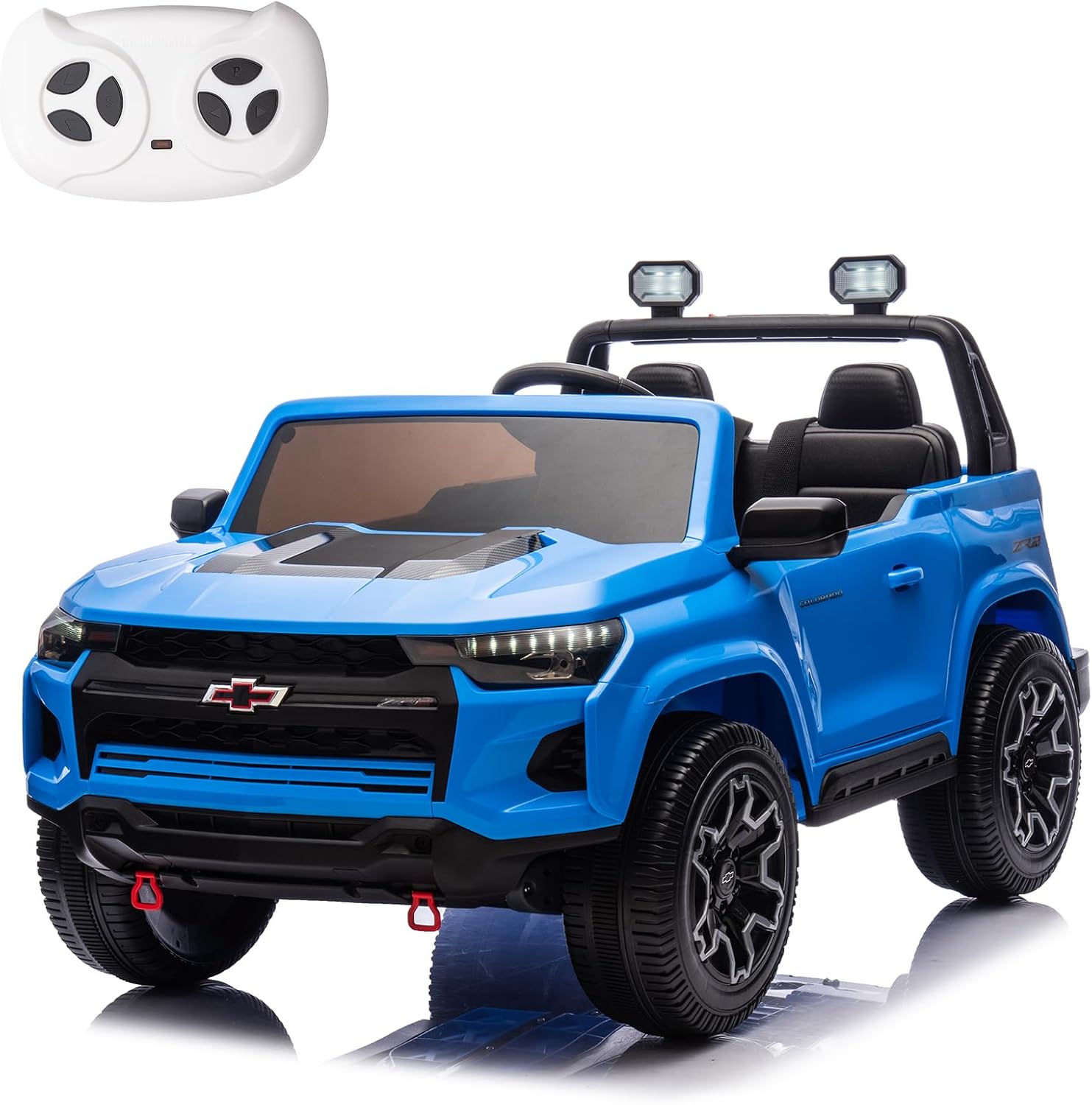 Amazon.com: ARIBLL 24v Kid Ride On Toy,4x100W Ride On Truck with Remote Control,LED Lights ...