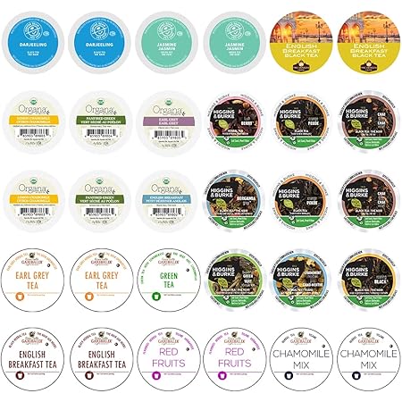 Amazon.com : Evening Calm Tea K Cups Tea Variety Pack - 4 Flavors of ...