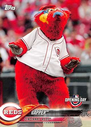 Amazon.com: 2018 Topps Opening Day Mascots #M-5 Gapper Cincinnati Reds ...