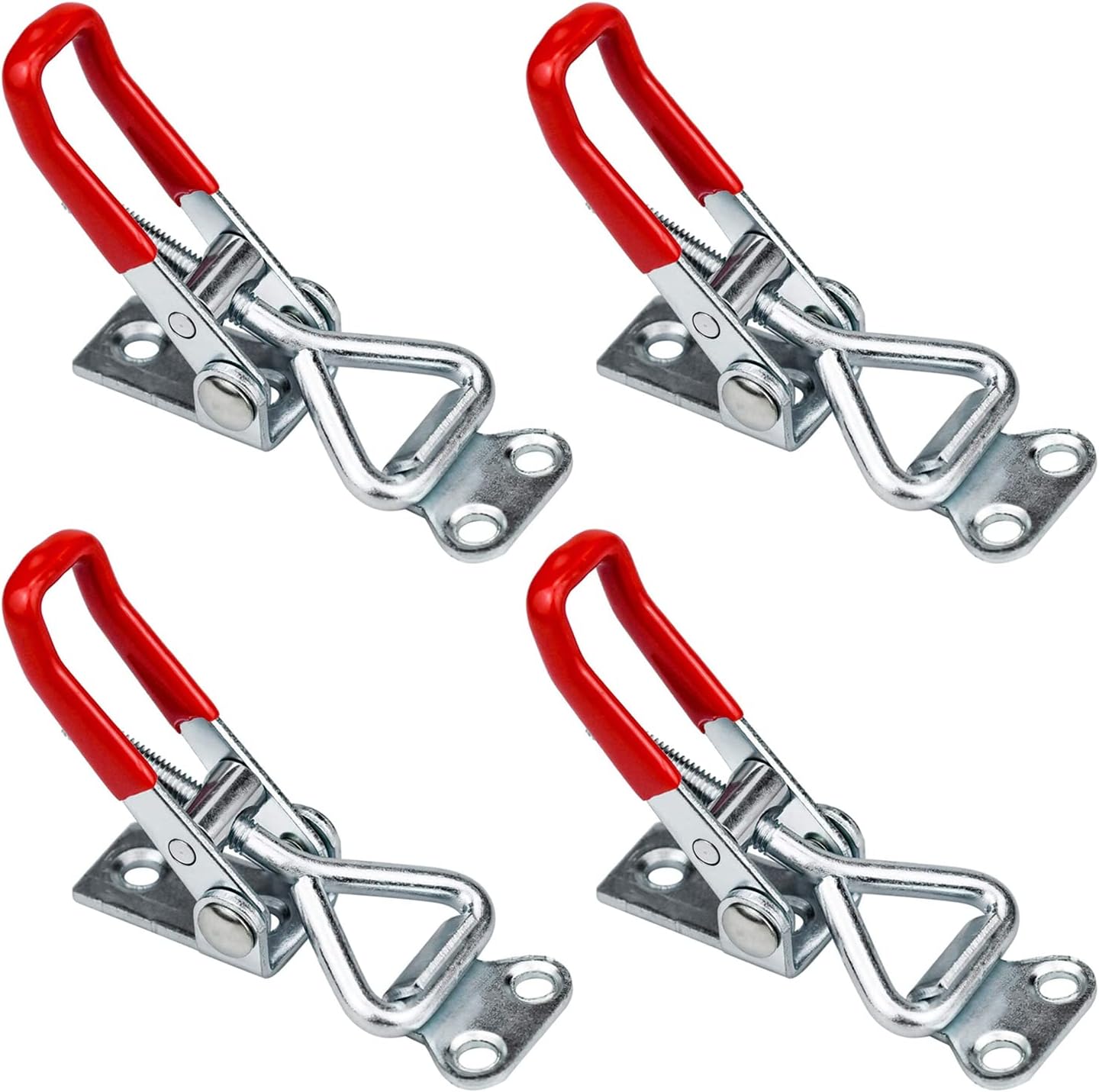 4PCS Cabinet Lever Handle Toggle Clamp Pull Action Quick Release Latch ...