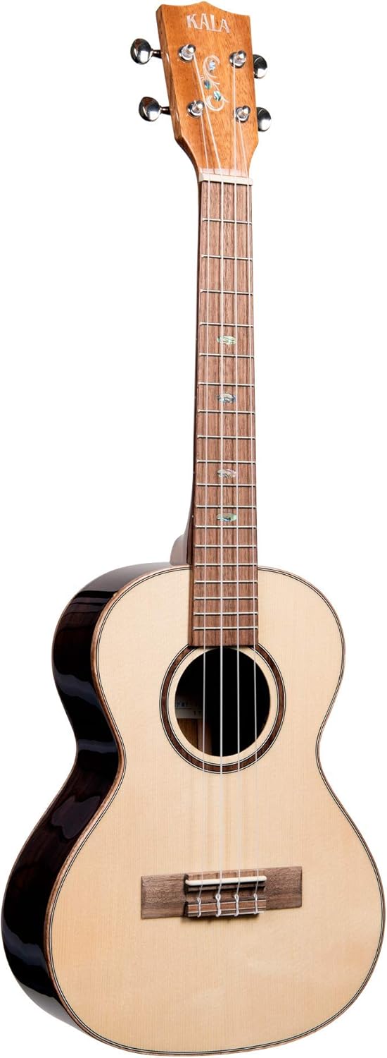 Amazon.com: Kala Special Edition KA-SPMT-TRI Solid Spruce Tri-Back ...