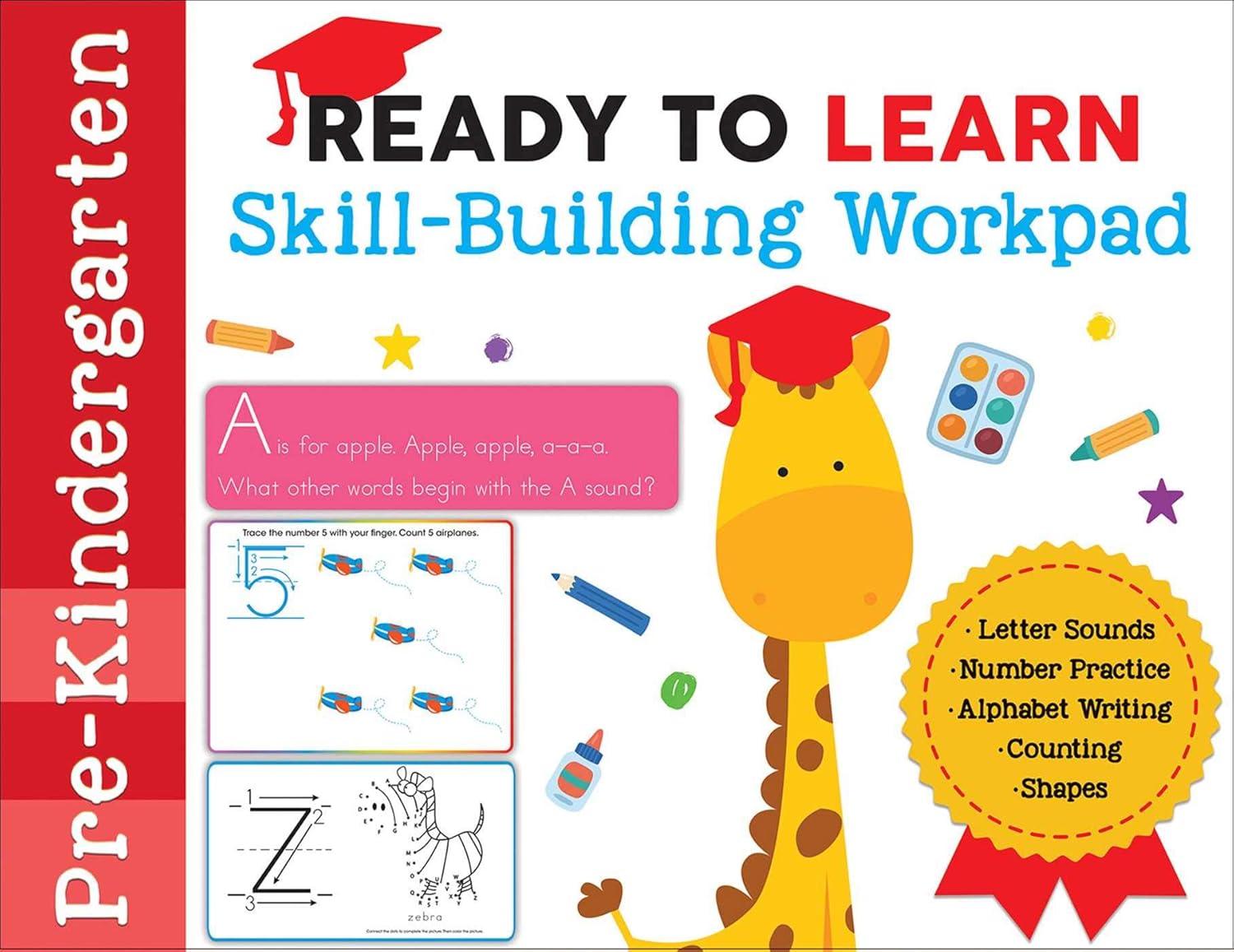 Ready to Learn: Pre-Kindergarten Skill-Building Workpad: Letter Sounds ...