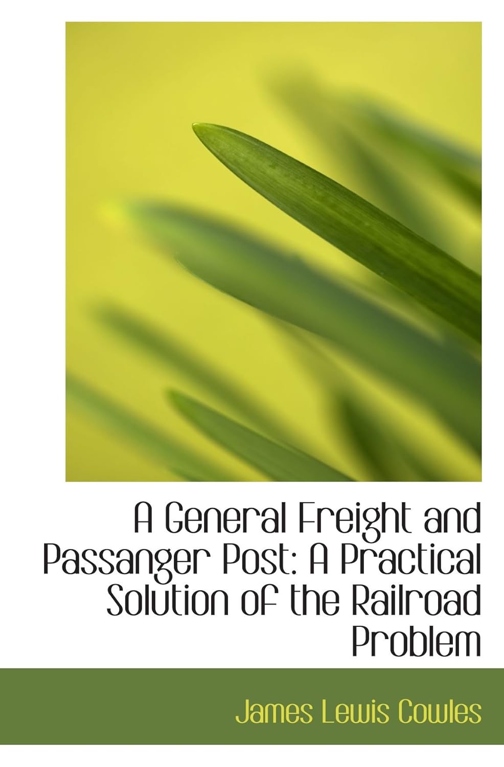 Amazon.com: A General Freight and Passanger Post: A Practical Solution ...