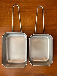 Amazon.com : Original Dutch Army Stainless Steel Mess tins Mess kit ...