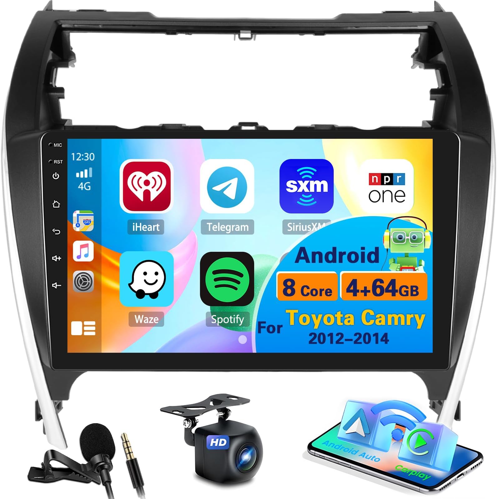 Amazon.com: Dasaita Android 13 Radio for 2015 2016 2017 Toyota Camry ...
