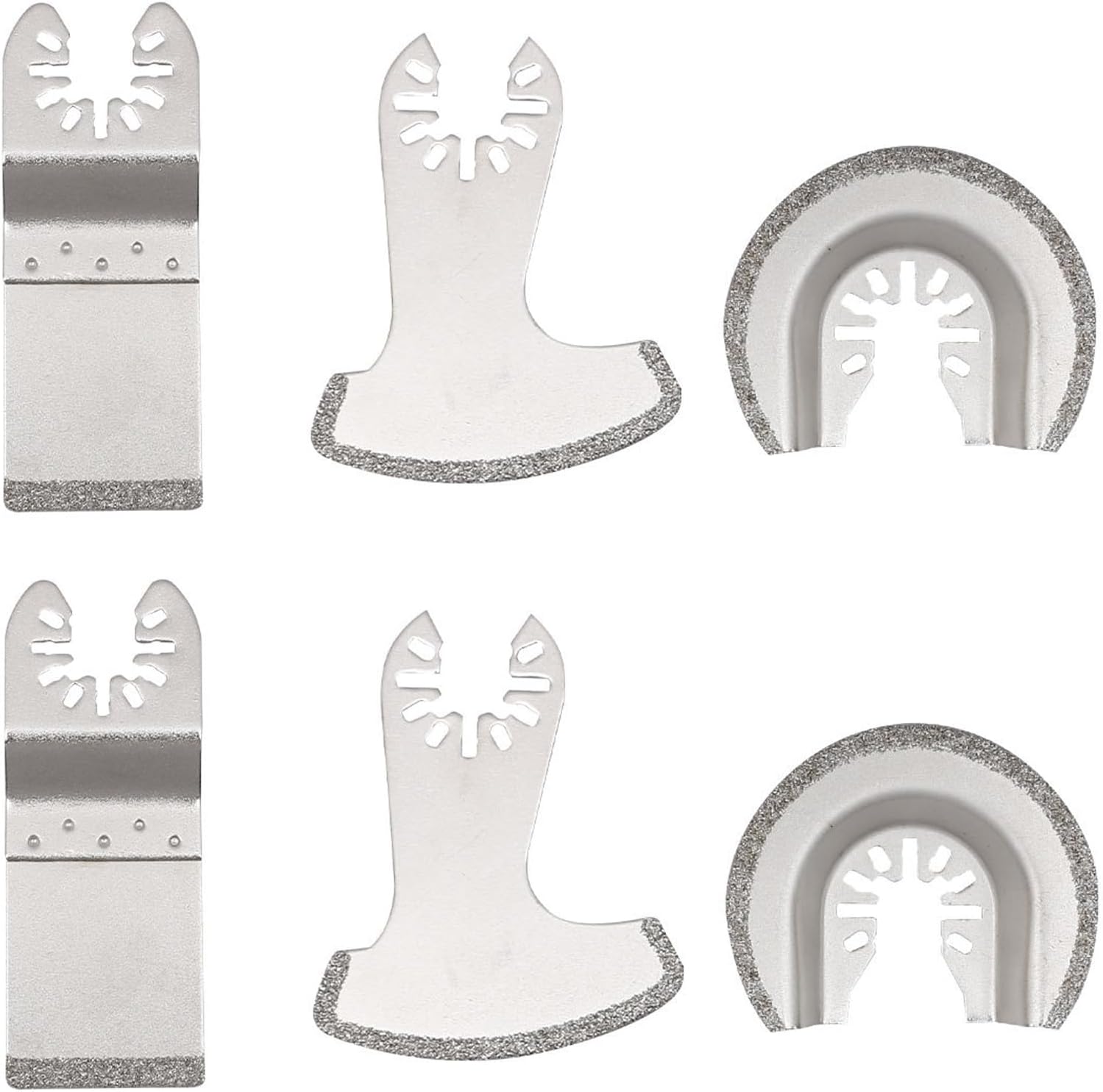 Oiieco 6Pcs Diamond Multi Tool Blades Kit, Oscillating Multi Tool ...