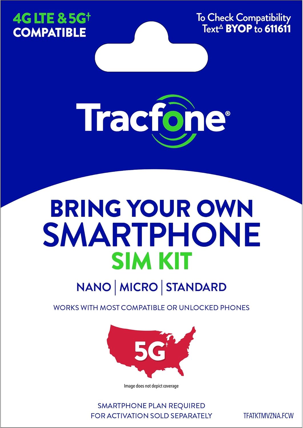 Tracfone KYOP SIM Kit +Talk y Txt ilimitados+8GB de datos de alta ...