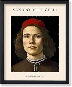 Amazon.com: Poster Master Sandro Botticelli Poster - Portrait of A ...
