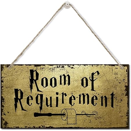 Amazon.com: HomDeo Room of Requirement Metal Wall Sign Tin Plaque Funny ...