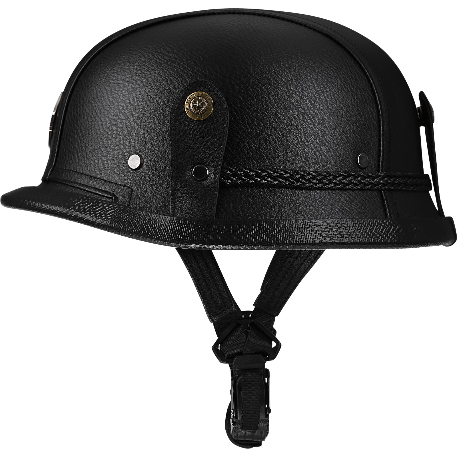 Snapklik.com : Yesmotor Motorcycle Half Helmet Retro German Handmade ...