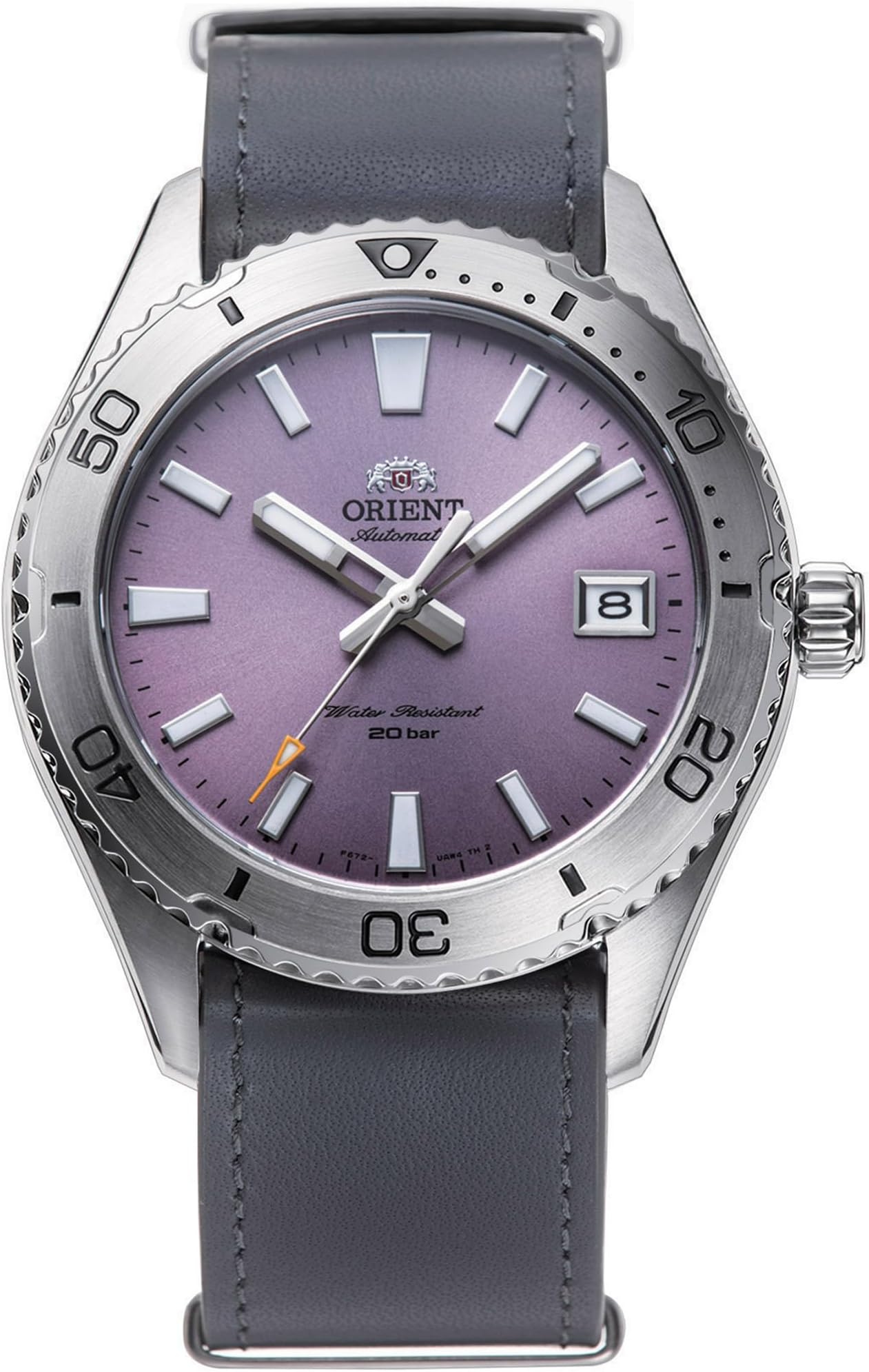 Orient Unisex Erwachsene Analog Automatik Uhr mit Leder Armband ...