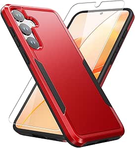 Amazon.com: Warsia for Samsung Galaxy S25 Plus Case, Heavy-Duty Tough Rugged Shockproof ...