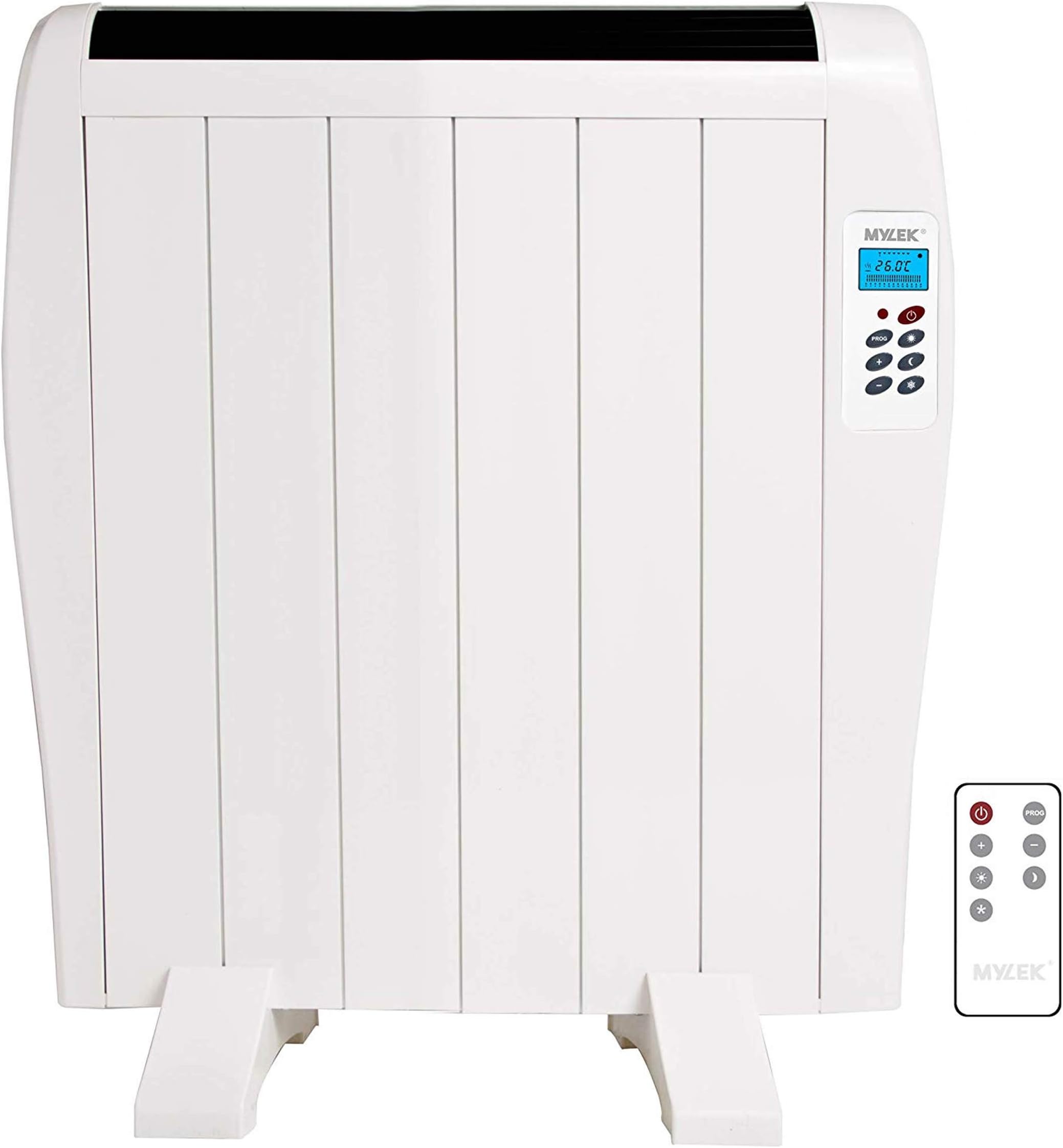 MYLEK Premium Aluminium Electric Panel Heater with Timer, Thermostat ...