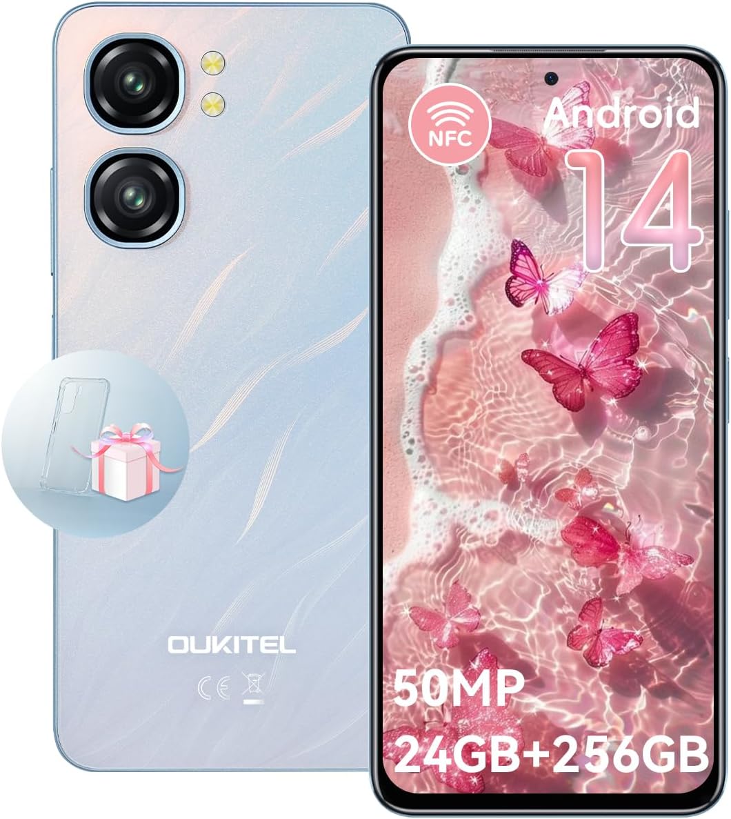 Amazon.com: OUKITEL C51 Unlocked Cell Phone - 18GB+128GB/SD 1TB Android 14 Phones, 6.8" HD+ ...