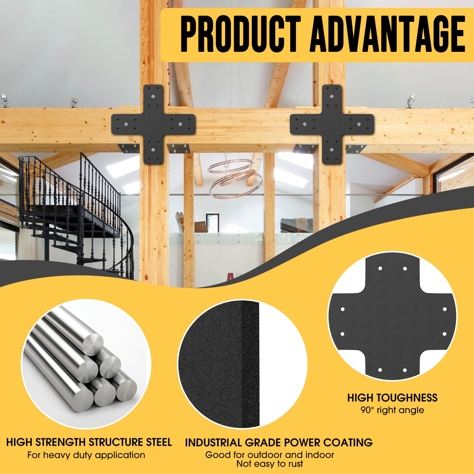 Snapklik.com : Heavy Duty X Brackets, Made Of Heavy Duty Metal, X ...