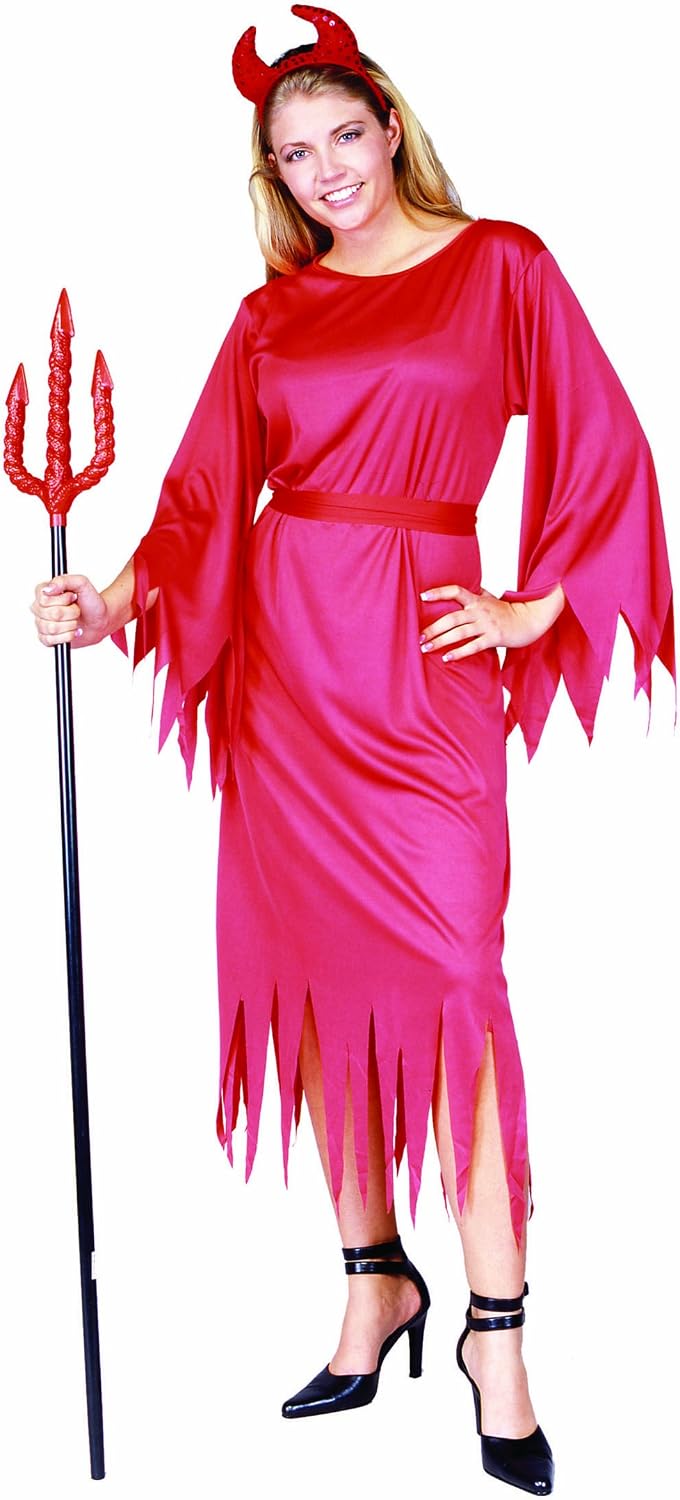 Amazon.com: RG Costumes Classic Devil Lady, Red, One Size : Clothing ...