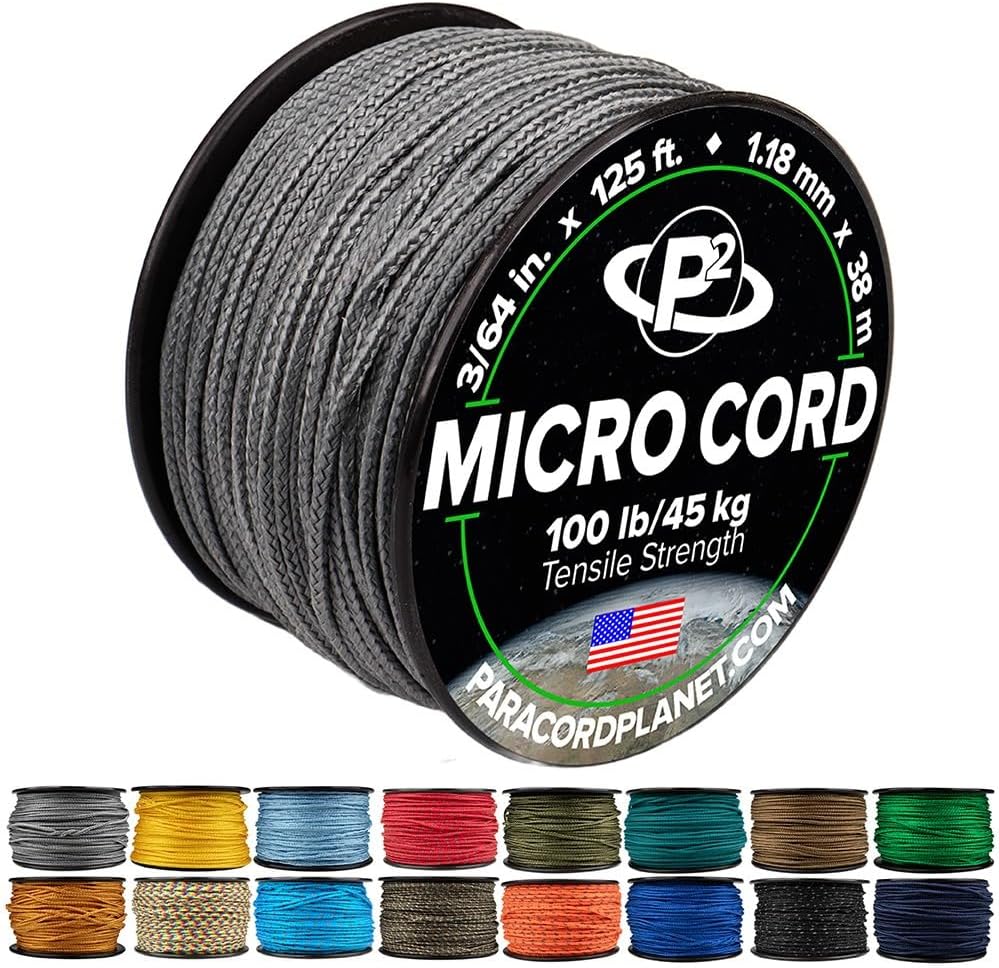 Amazon.com: Paracord Planet Micro Paracord – Thin Braided Cord for ...