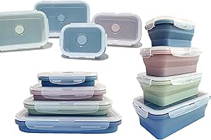 Amazon.com: ICHC Set of 4 Collapsible Storage Containers - Space Saving ...