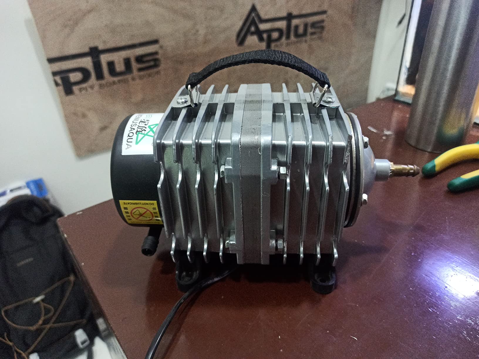 ACO-006 Aquarium Air Pump for Fish Tank, Fish Farming Biofloc ...