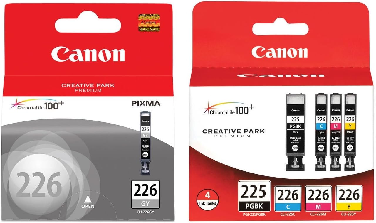 Amazon.com: Canon PGI-225/CLI-226 Ink Tank Combo Pack + Canon CLI-226 ...