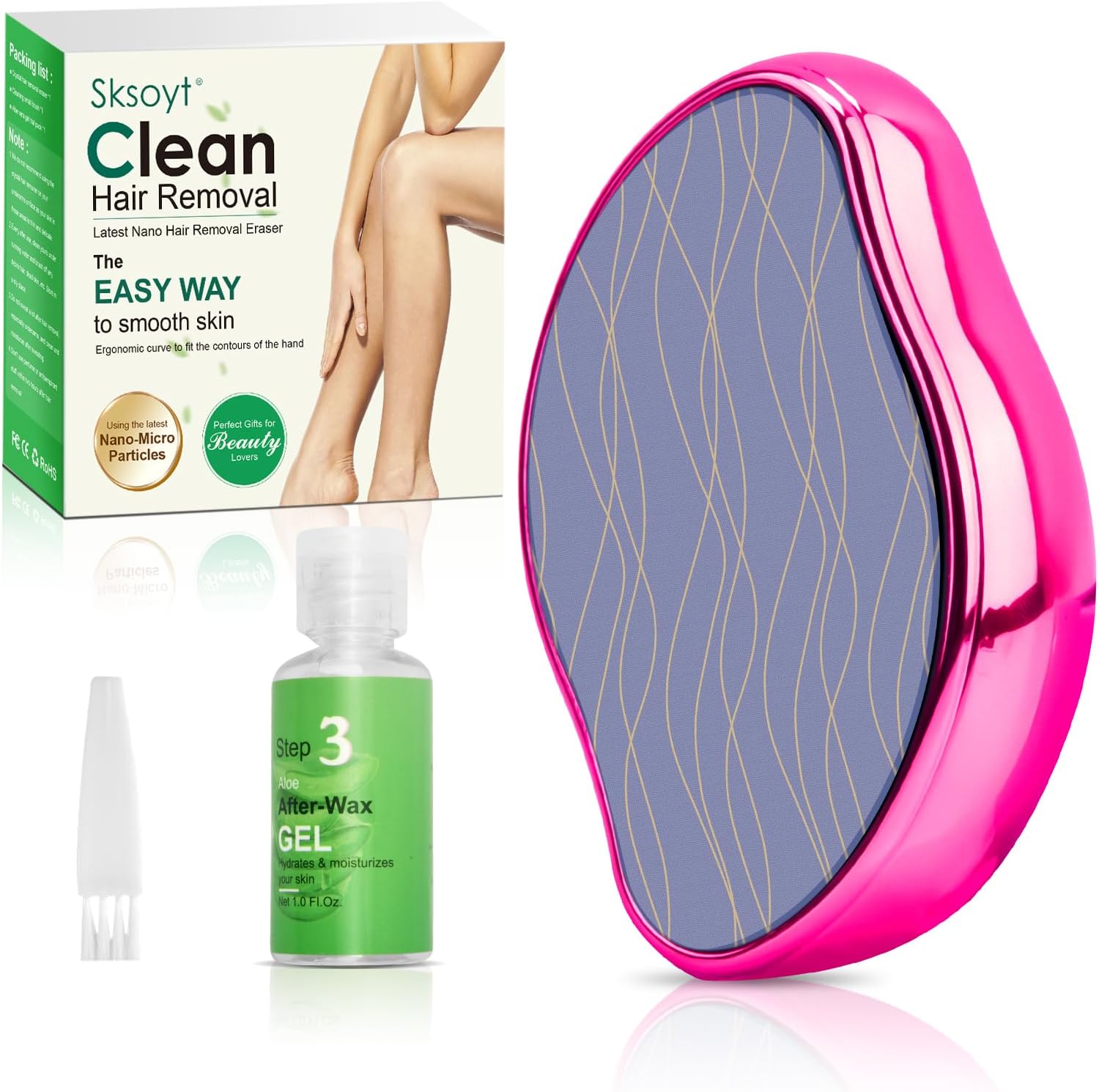 Amazon.com : SKSOYT Upgraded Nano Crystal Hair Eraser for Women and Men ...