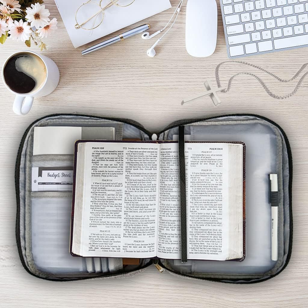 Buy Bible Cover Large Carrying Book Case Multi-Functional Bible Case ...