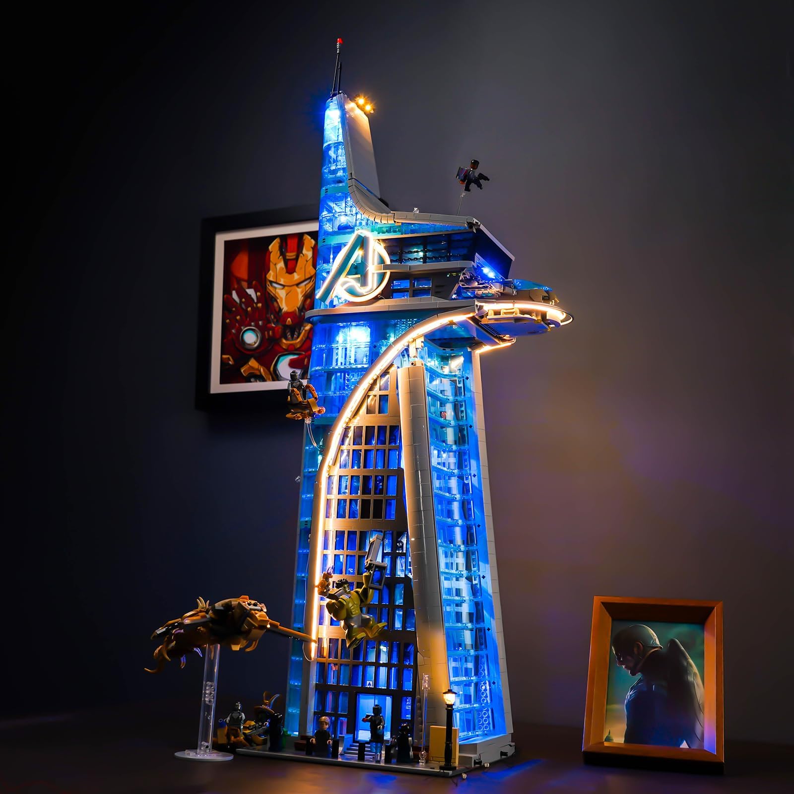 Amazon.com: BrickBling LED Light for Lego Avengers Tower Building Kit ...