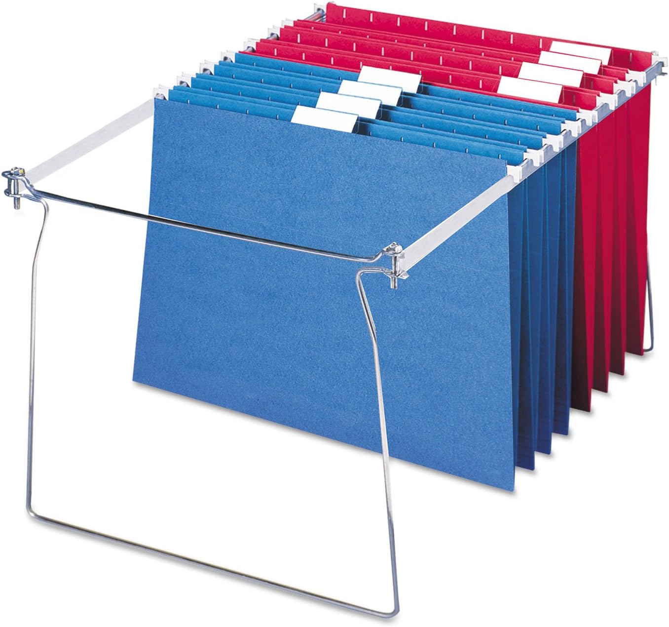 Amazon.com : Smead Steel Hanging File Folder Frame, Letter Size, Gray ...