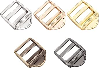 Amazon.com: OLYCRAFT 5pcs 1.5 Inch Ladder Lock Slider Buckle Zinc Alloy ...