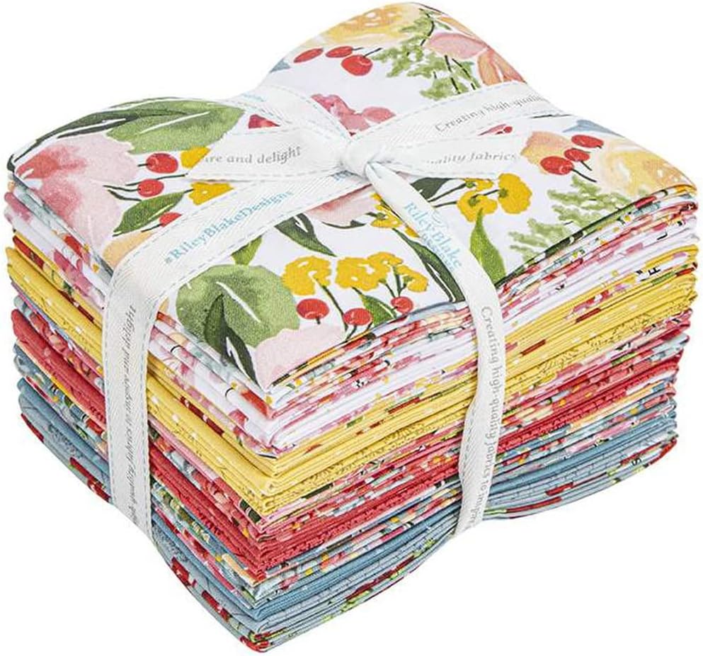Amazon.com: Lila Tueller Designs Mon Cheri 19 Fat Quarters Riley Blake ...