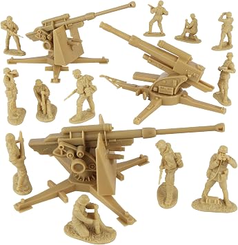 Amazon.com: BMC CTS WW2 German 88mm Flak Artillery & Crews - 15pc Tan ...