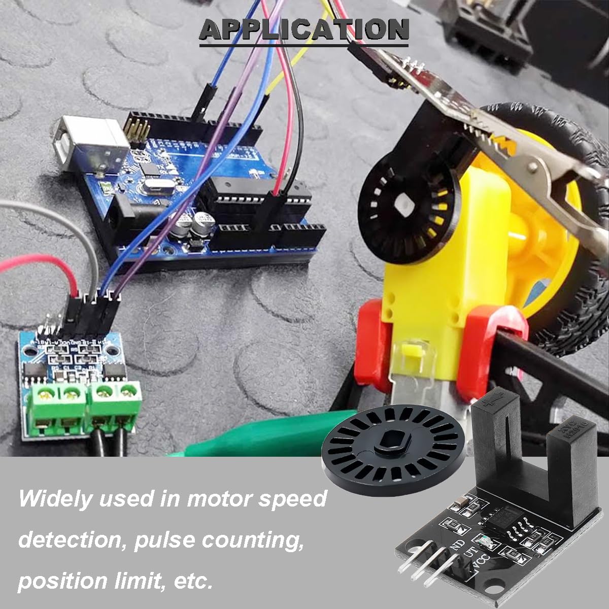 Snapklik.com : DAOKAI 5 Pcs LM393 Photoelectric Sensor H2010 ...