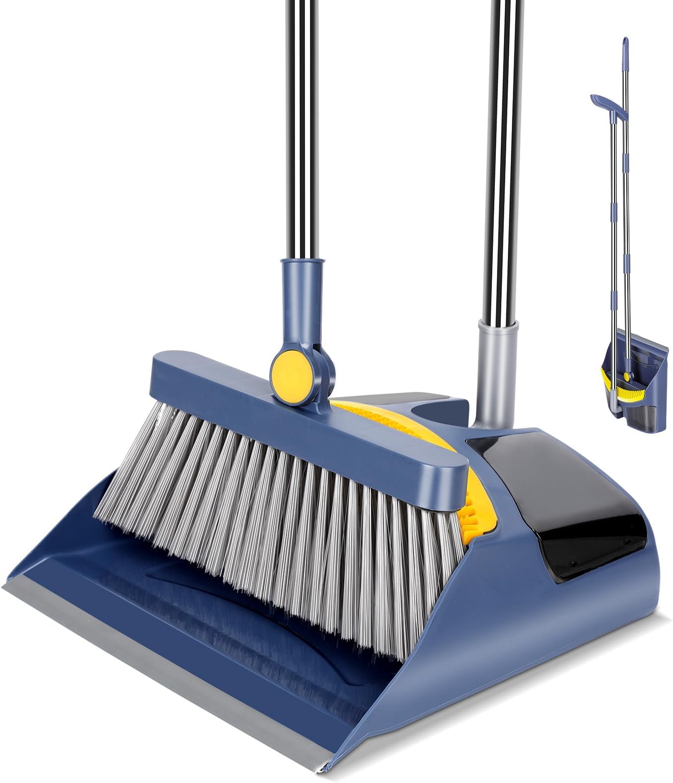 Amazon Basics – Set mit Besen und Kehrschaufel, Grau/Silber : Amazon.de: Küche, Haushalt & Wohnen