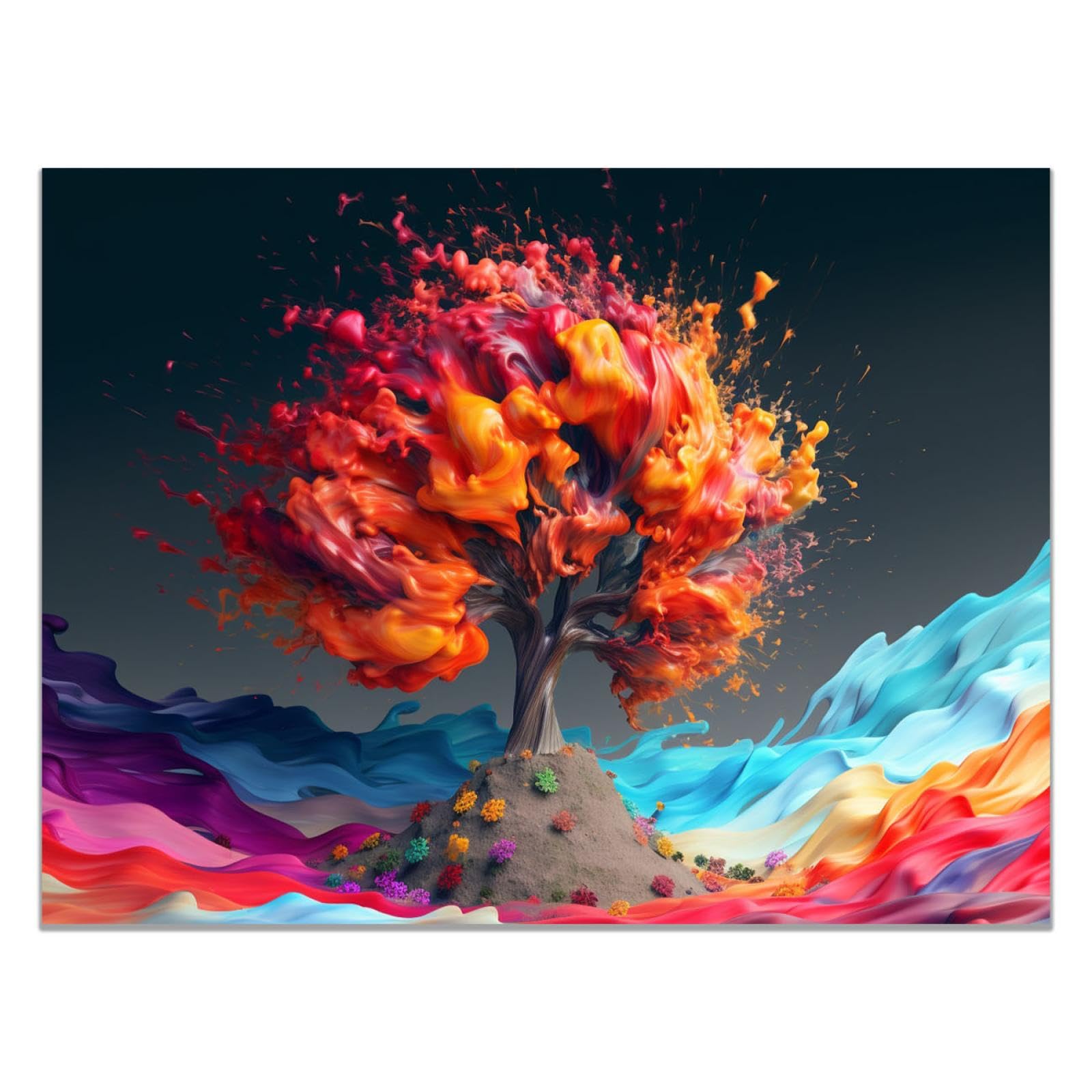 Tree Wall Art Unframed Mixed Media 20 Creative Ways To Display Art