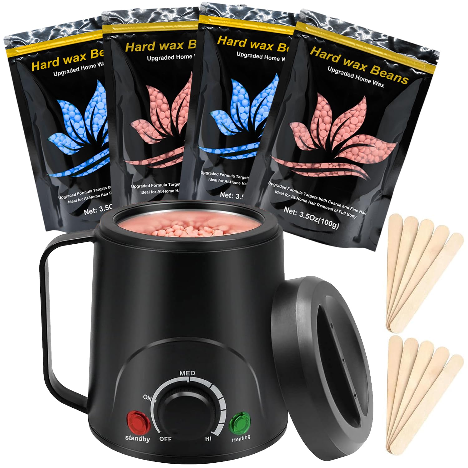 Waxing kit for women - Ausale Mini Waxing Kit Wax Warmer for Hair ...