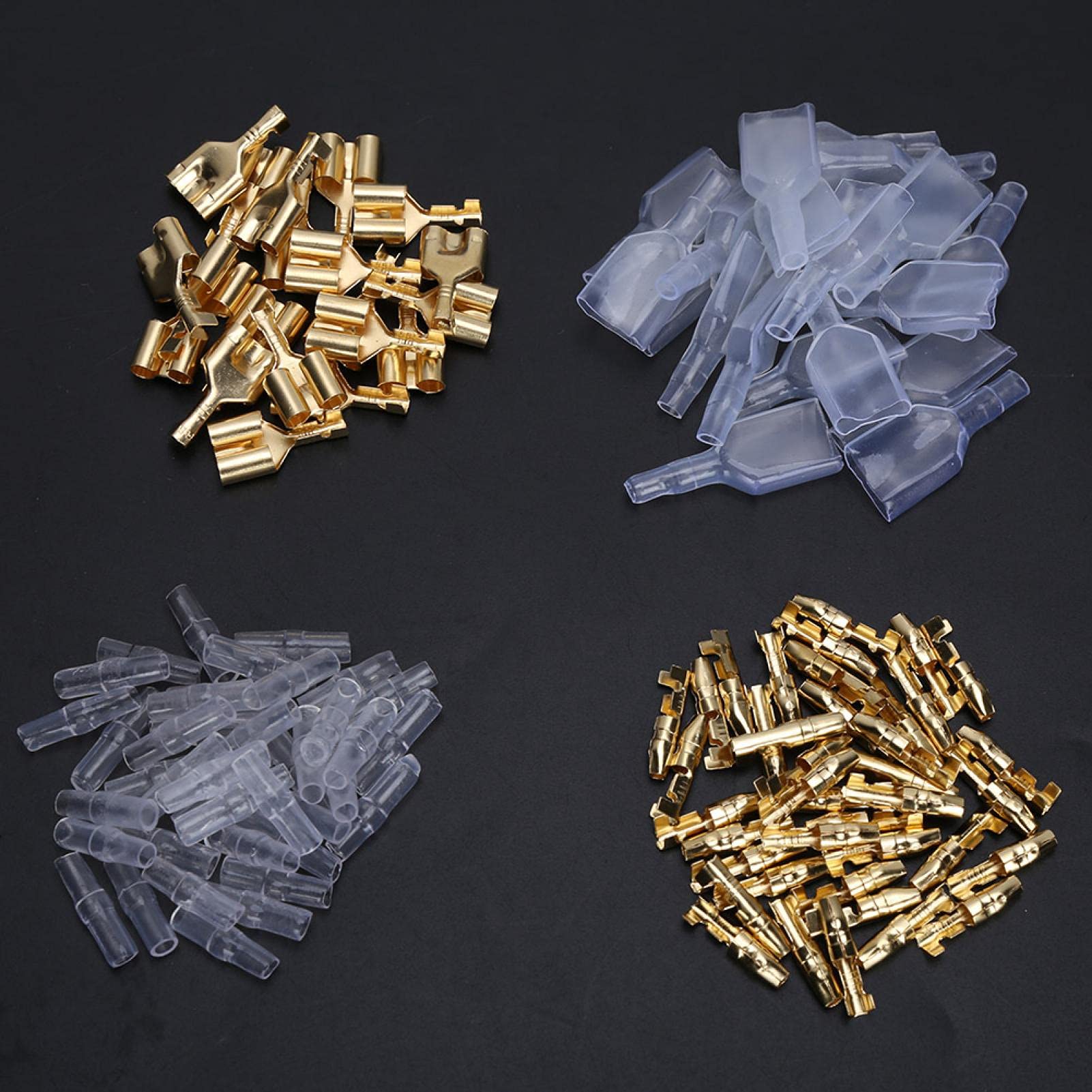 Snapklik.com : Bullet Crimp Terminal, Heat Shrink Butt Connectors, 20 ...