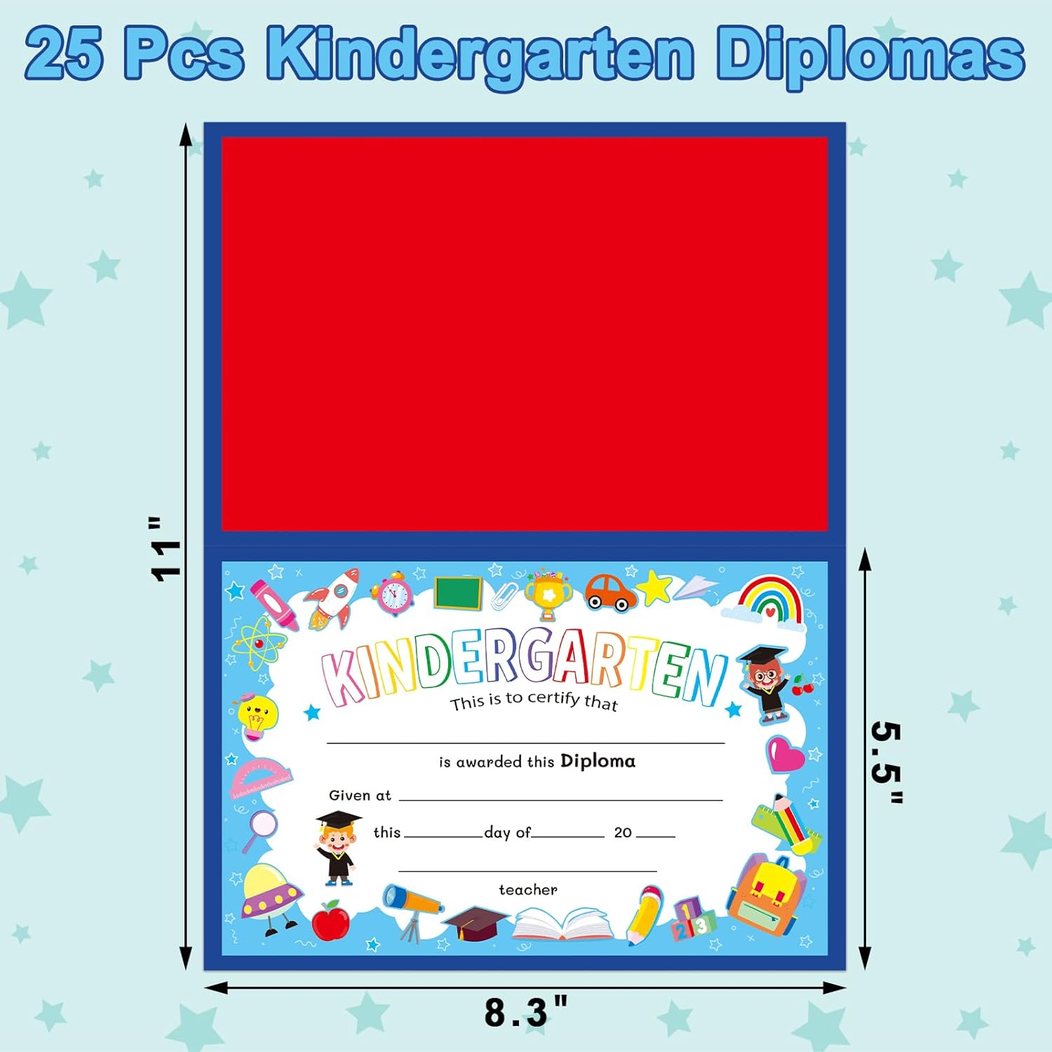 25 Pack Kindergarten Diplomas Certificates 2025 Sri Lanka | Ubuy