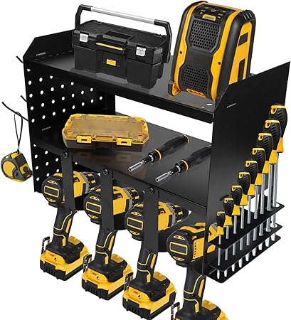 Amazon.com: MARSTEK Heavy-Duty Power Tool Organizer Wall Mount, 3-Tier ...