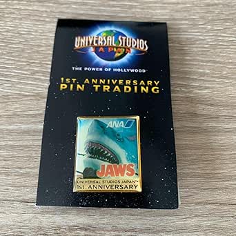 Amazon.co.jp: Universal Studios 1st Anniversary JAWS Jaws Pin Badge Pin ...